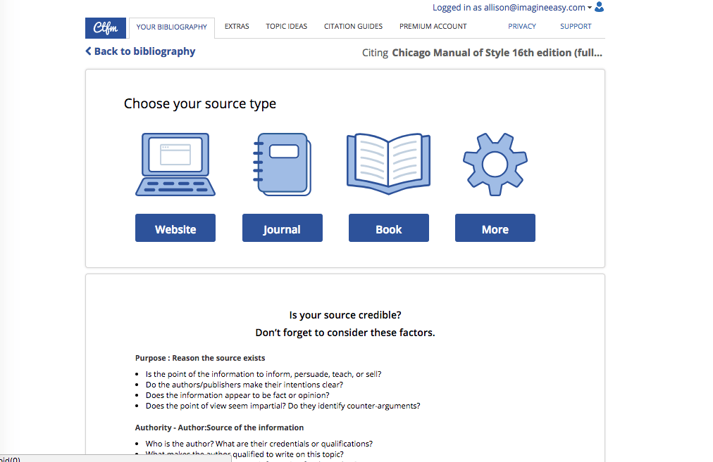 Fresh Look for Easier Citing on Cite This For Me - Cite this for Me ...